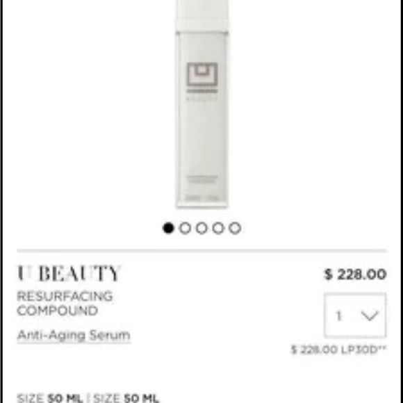 Ubeauty | Skincare | U Beauty Face Resurfacing Compound And Aging Face ...